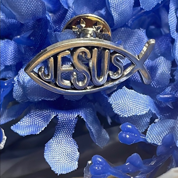 Accessories | Silver Jesus Fish Pin | Poshmark